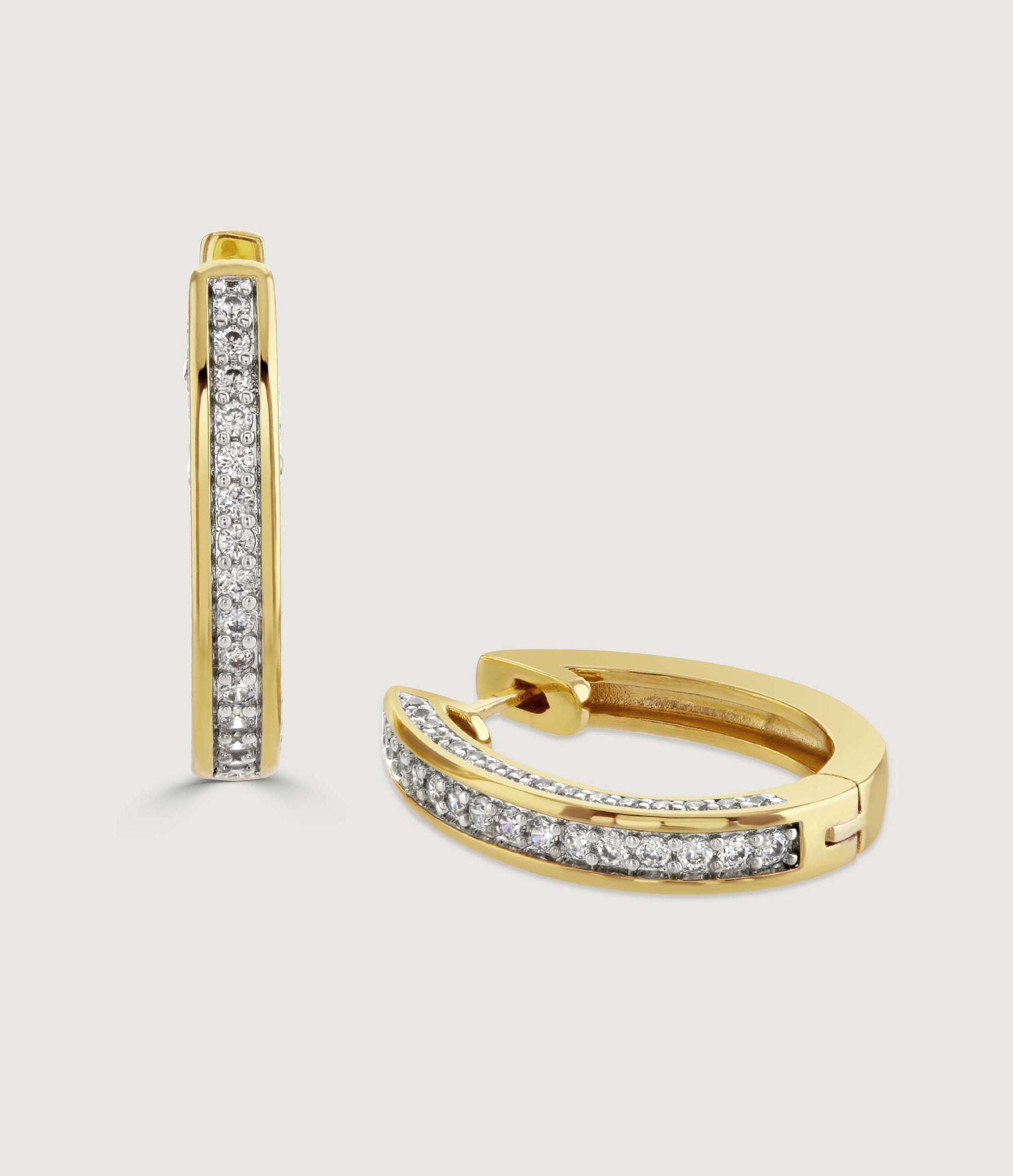 PAVE AND POLISHED HOOP | Buckley London