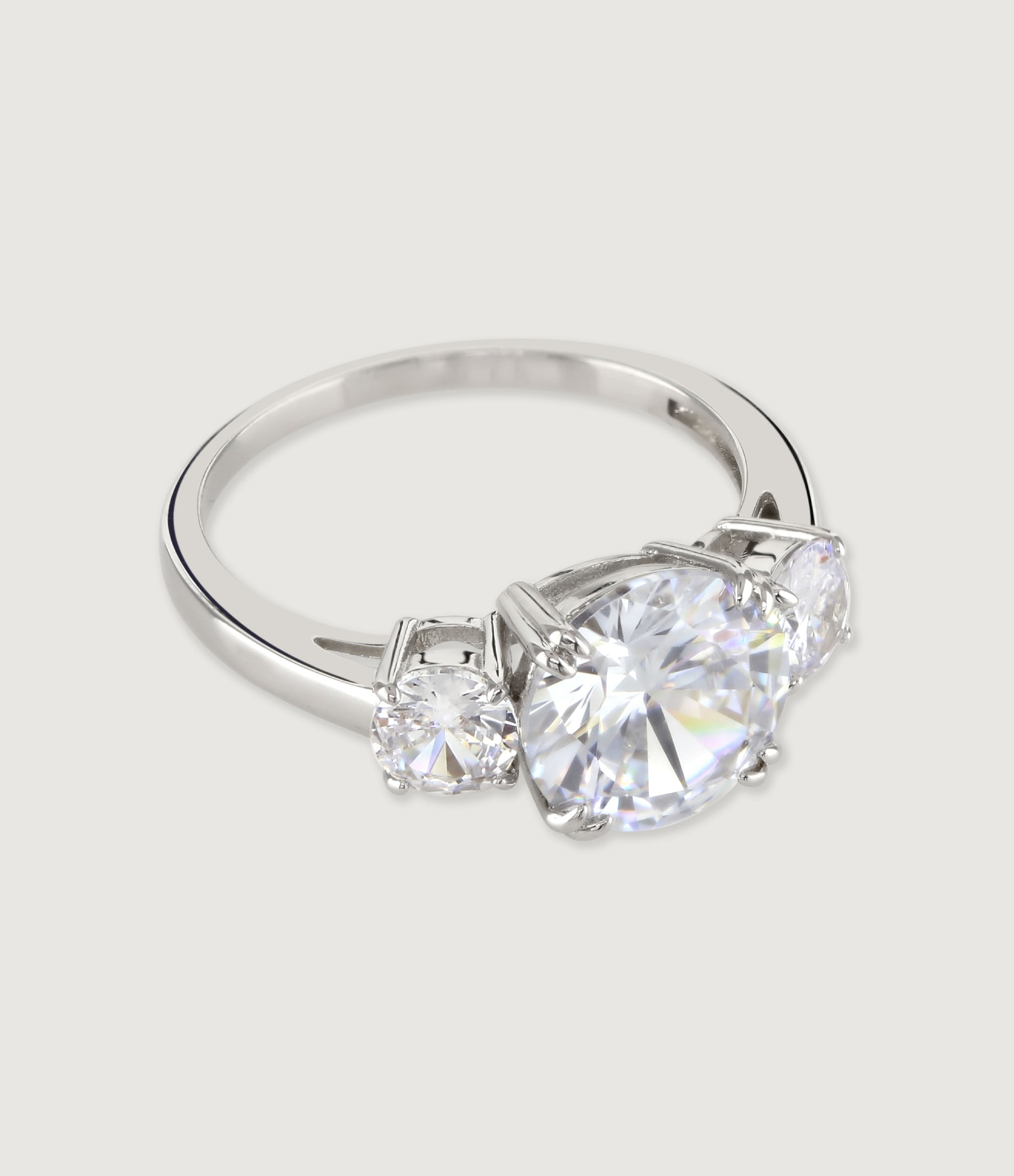 CLEAR TRILOGY RING | Buckley London